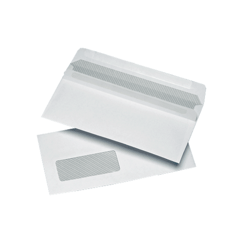 Packs of White DL Windowed Self Seal Envelopes - High Quality, 110mm x ...